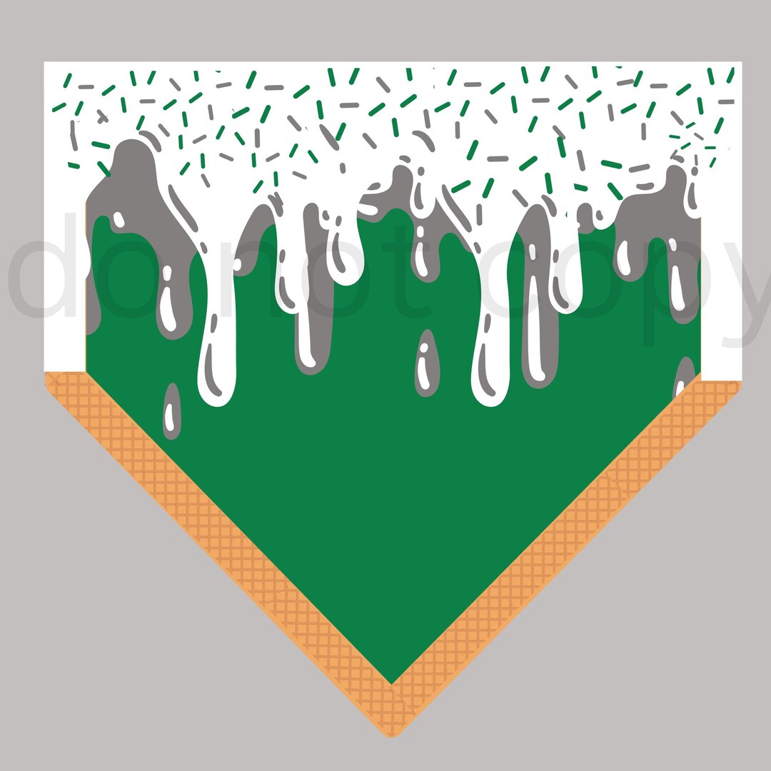 Digital File, Instant Download, Sports, Baseball Ice Cream Drip, Travel ...
