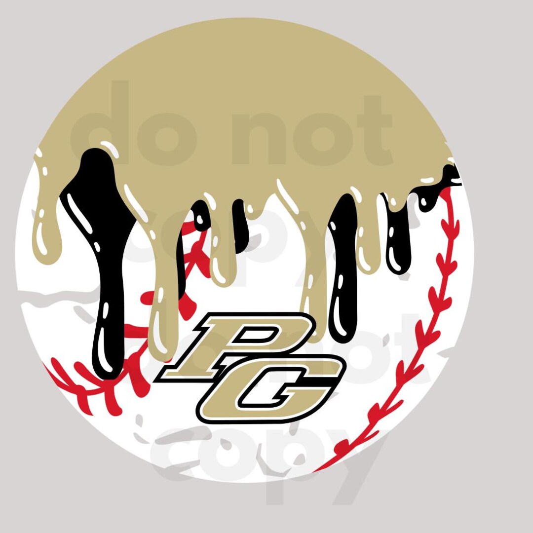 CUSTOM Team Drip Digital File, Baseball Drip File, Custom Logo, School ...