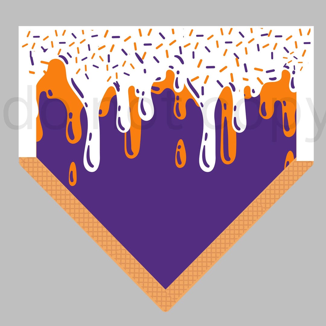 Digital File, Instant Download, Sports, Baseball Ice Cream Drip, Travel ...