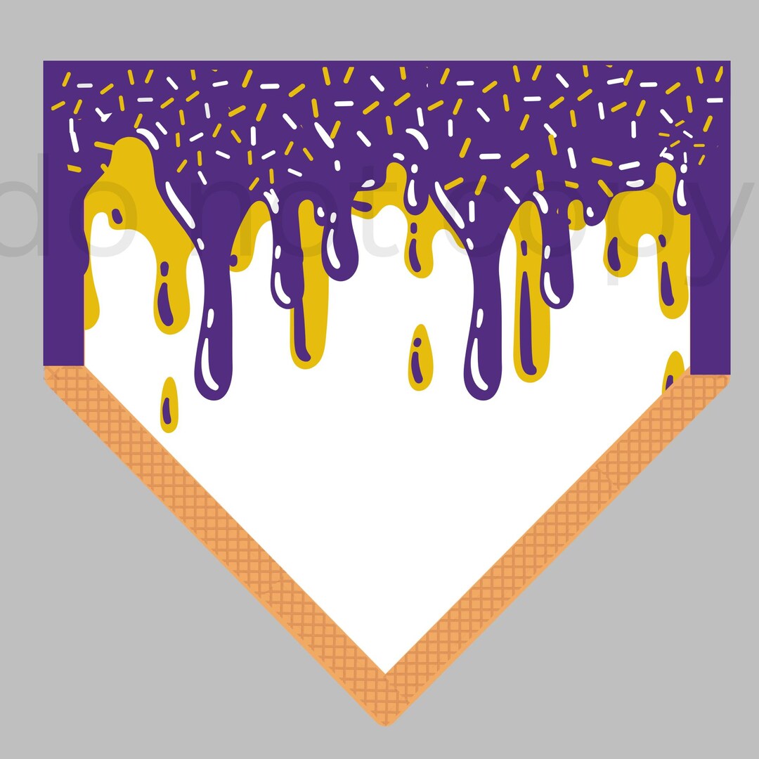 Digital File, Instant Download, Sports, Baseball Ice Cream Drip, Travel ...
