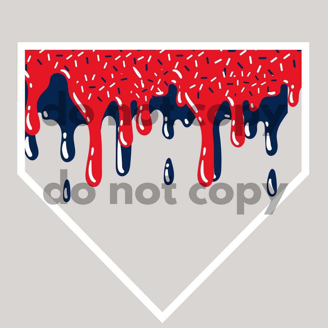 Digital File, Instant Download, Sports, Baseball Ice Cream Drip, Travel ...