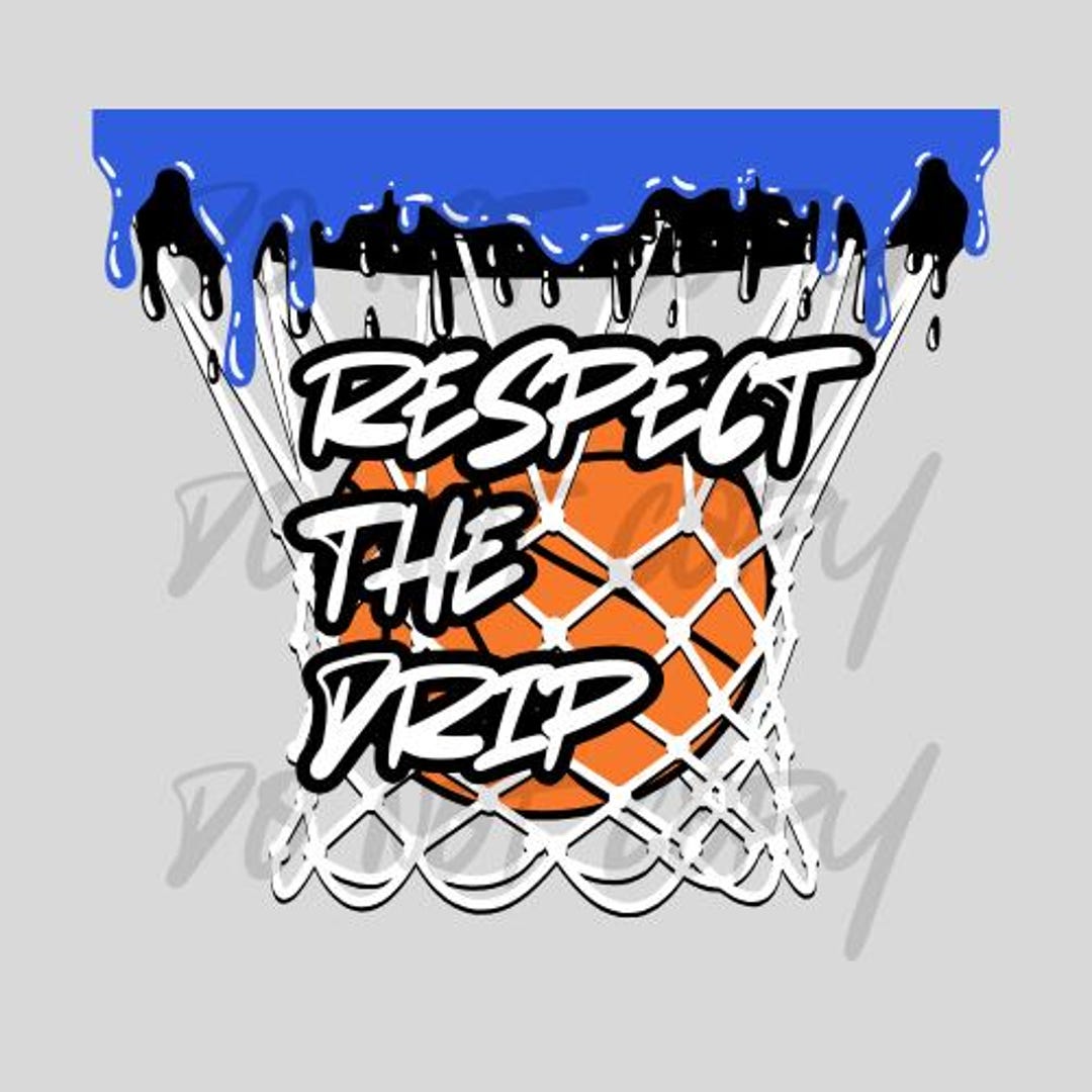 Respect the Drip Basketball, Ice Cream Drip, Ice Cream Basketball Drip ...