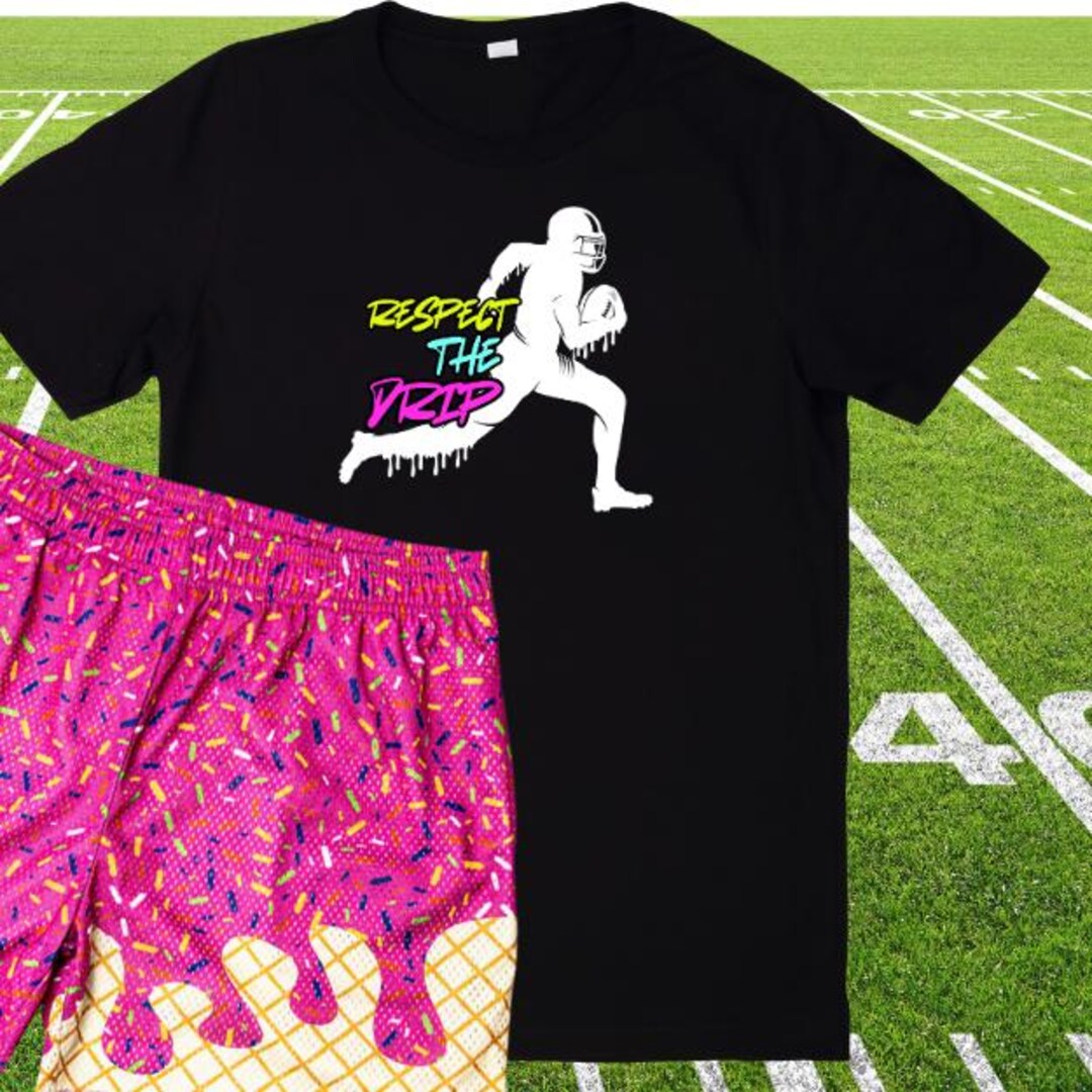 Youth Competitor Tee - Football Drip Respect the Drip Shirt, Athletic ...