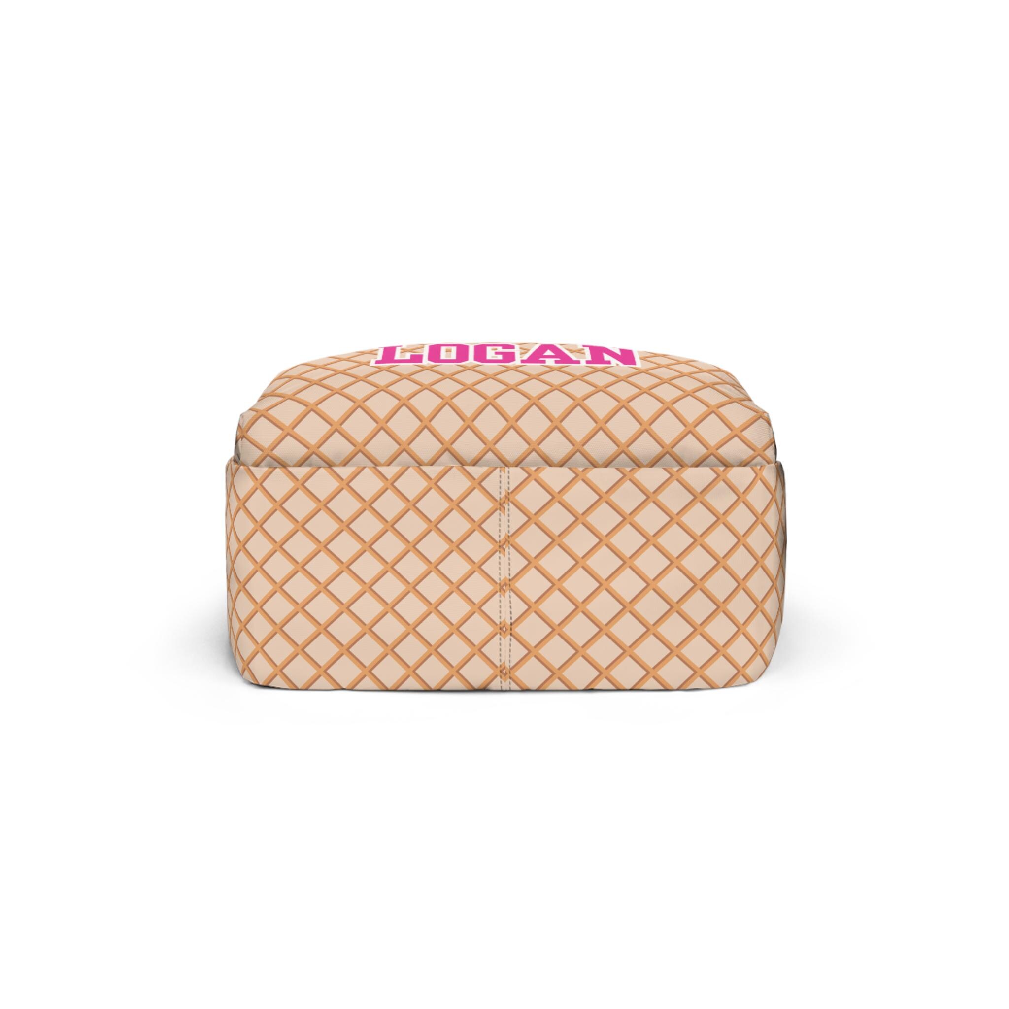 Personalized Name and Number Ice Cream Drip Backpack, Baseball Drip ...