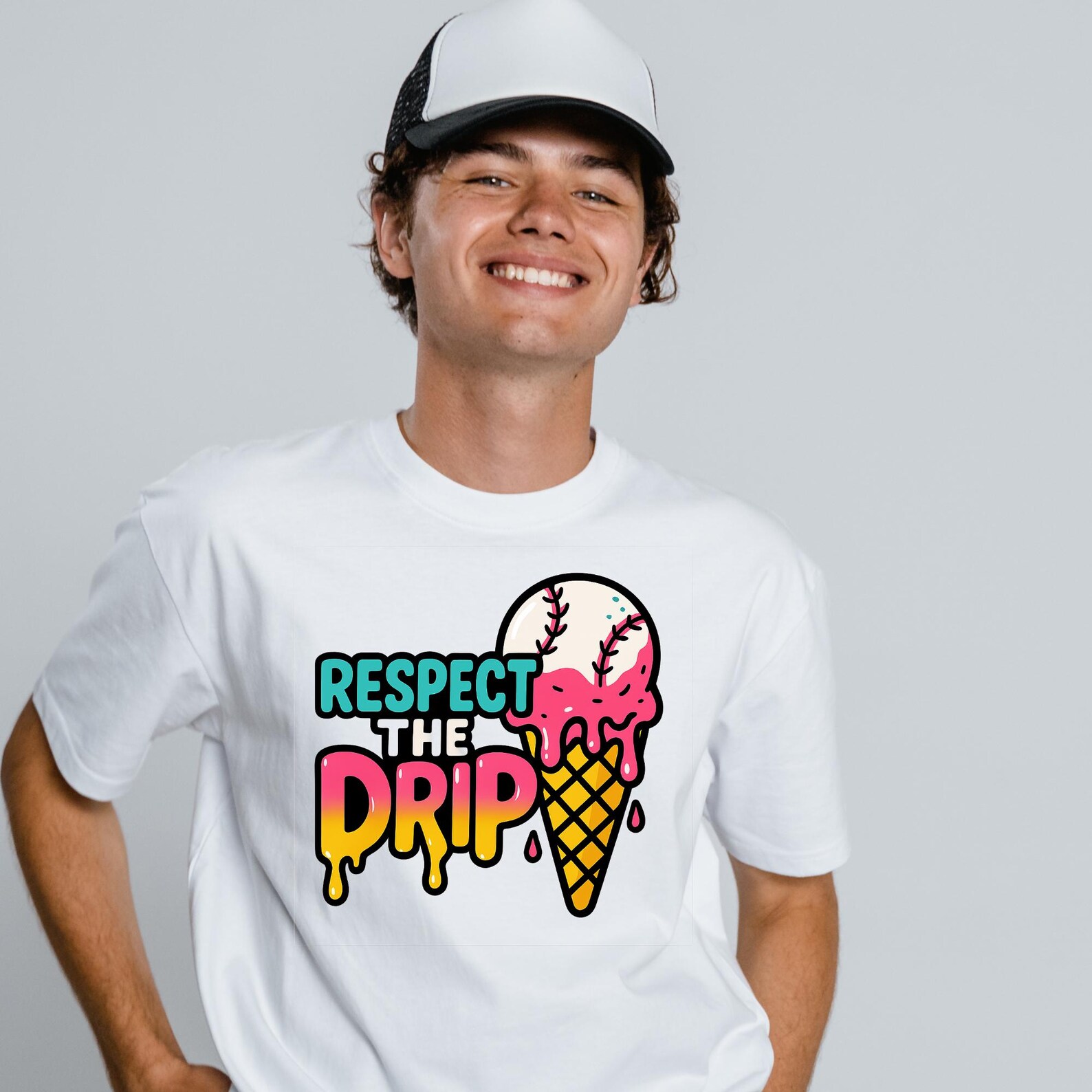 Respect the Drip Digital File, Instant Download, Sports, Baseball Ice ...