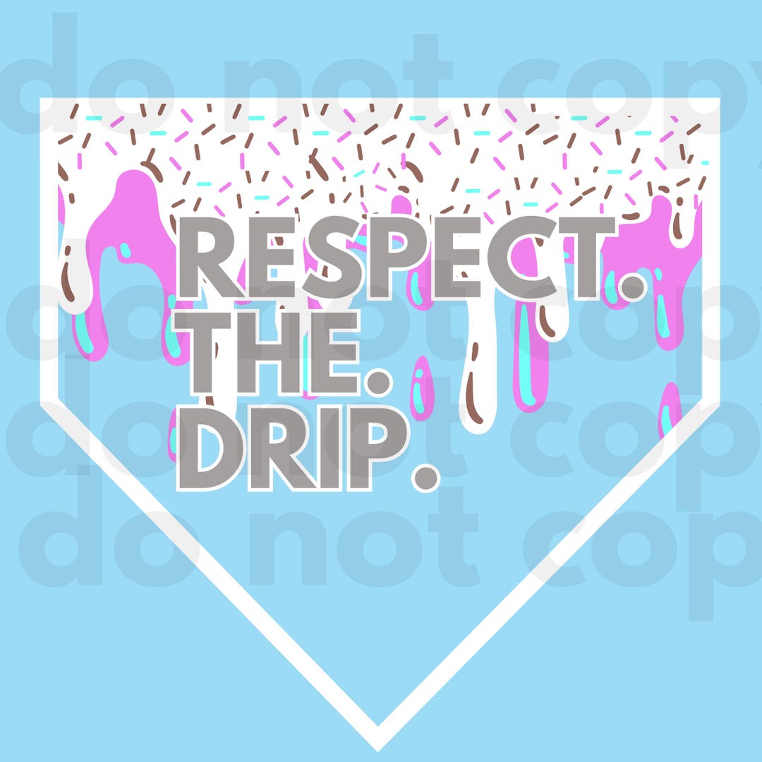 Digital File, Instant Download, Sports, Baseball Ice Cream Drip, Travel ...