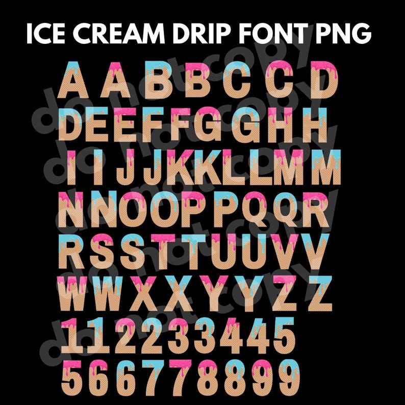 Baseball Drip PNG Digital Font Download, Ice Cream Drip, Baseball ...