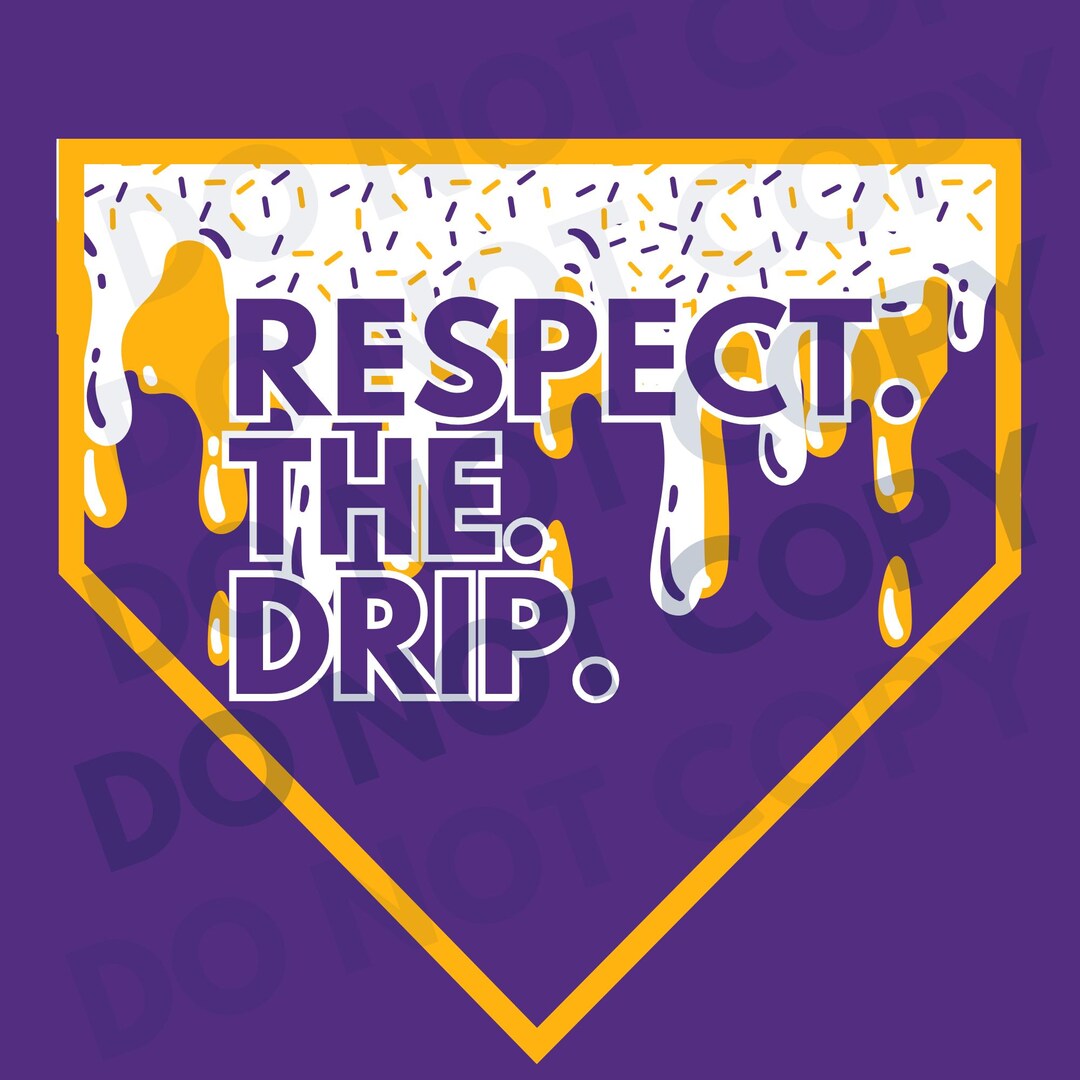 Purple Gold, Digital File, Instant Download, Sports, Baseball Ice Cream ...