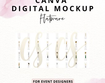 Canva Digital Mockup Event Mockup PNG Files Tablescape Mockup Event ...