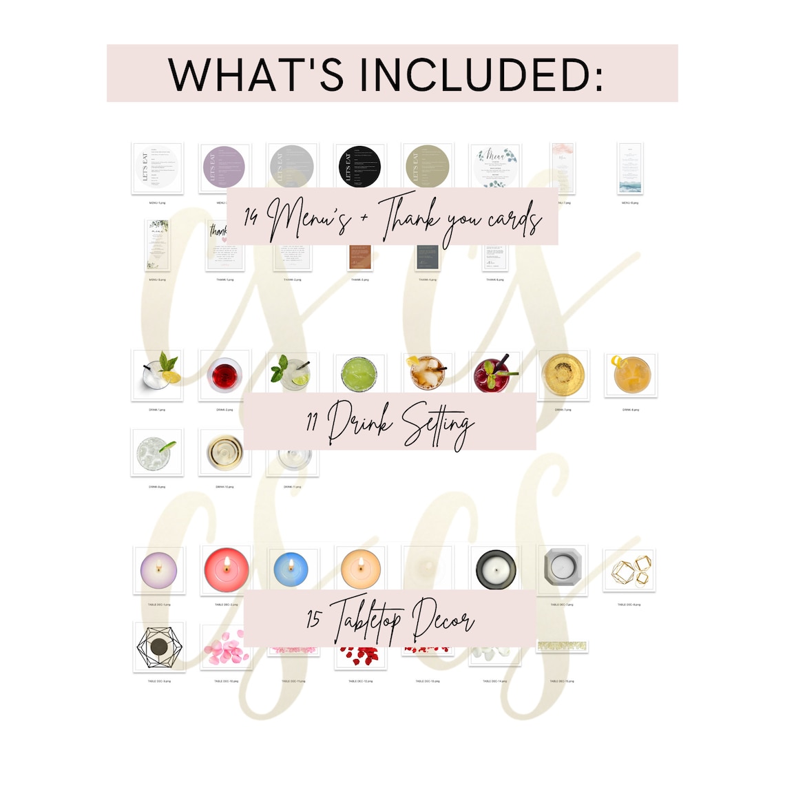 Canva Digital Mockup- Event Mockup PNG Files Tablescape Mockup Event ...