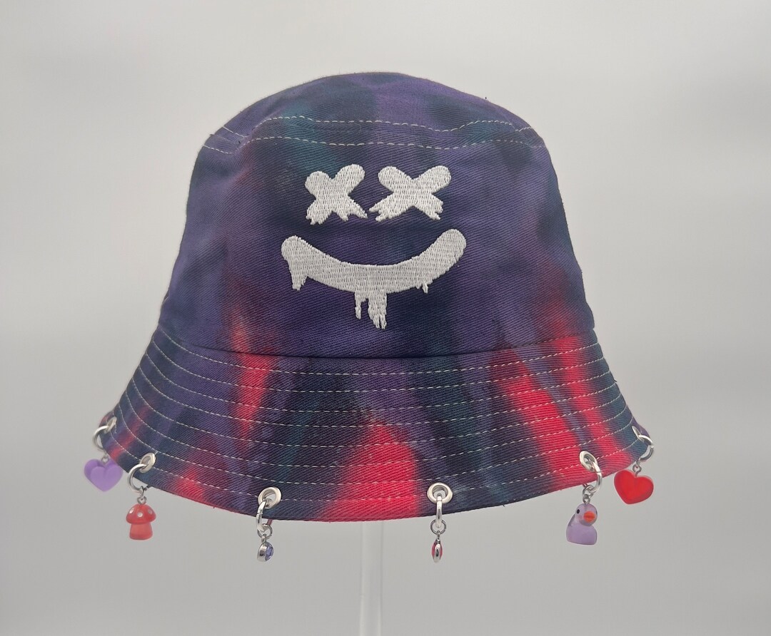 Smiley Bucket Hat • Rave Hat • Festival Bucket Hat • Festival Hats ...