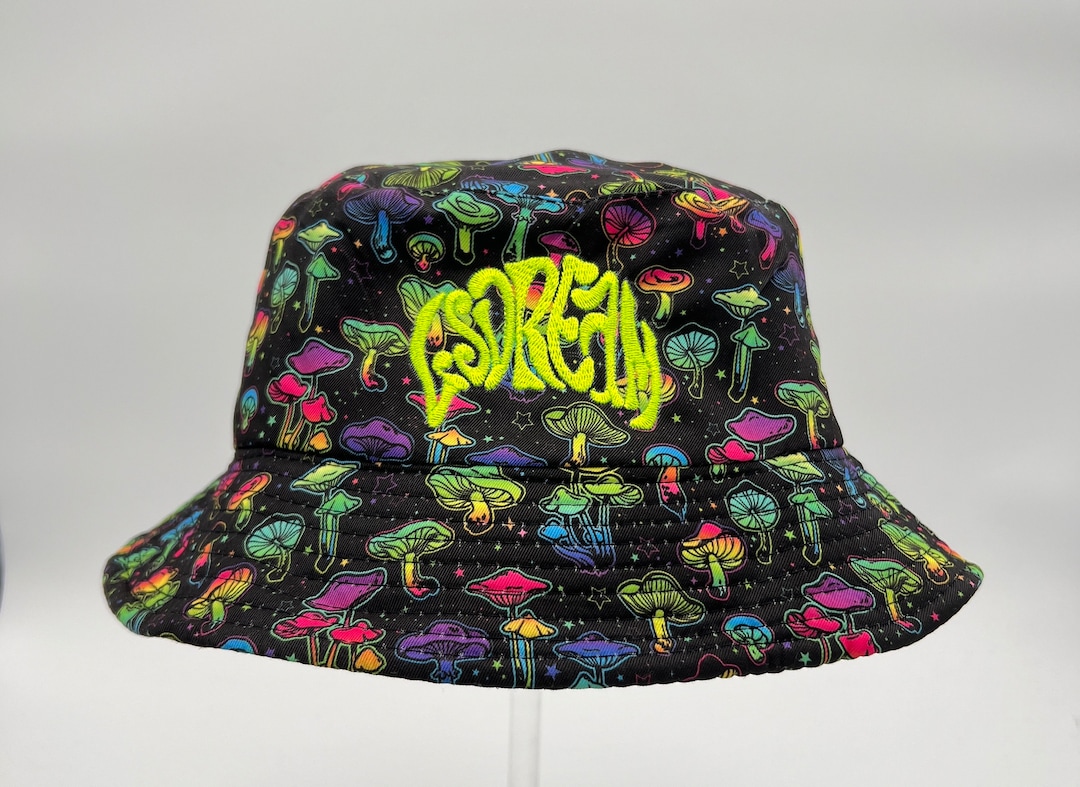 Lsdream Bucket Hat Rave Hat Festival Bucket Hat Mushroom Hat ...