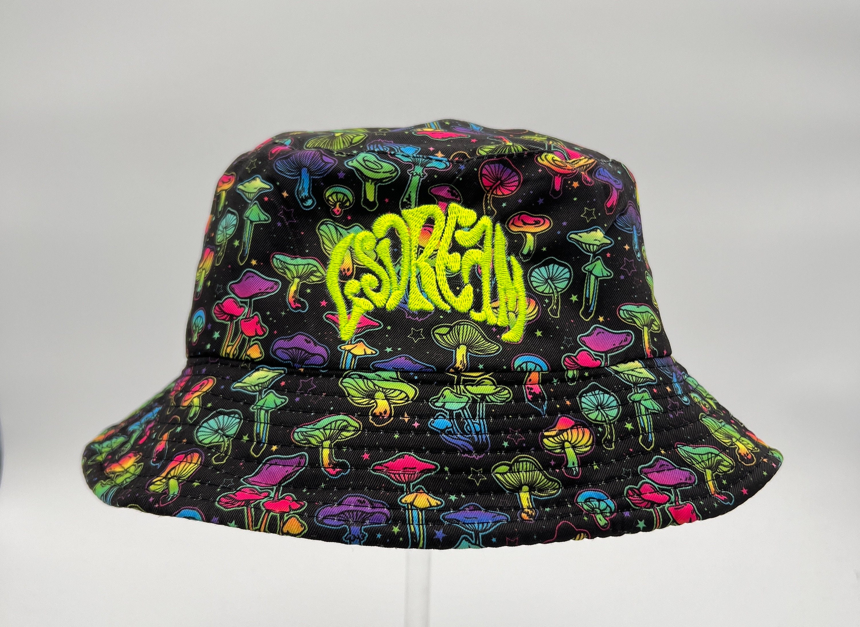 Lsdream Bucket Hat Rave Hat Festival Bucket Hat Mushroom Hat ...