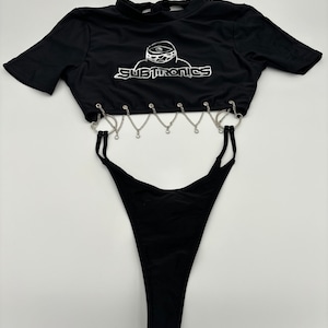 Subtronics Black Bodysuit • Rave Bodysuit • Bodysuit • Rave Bathing ...