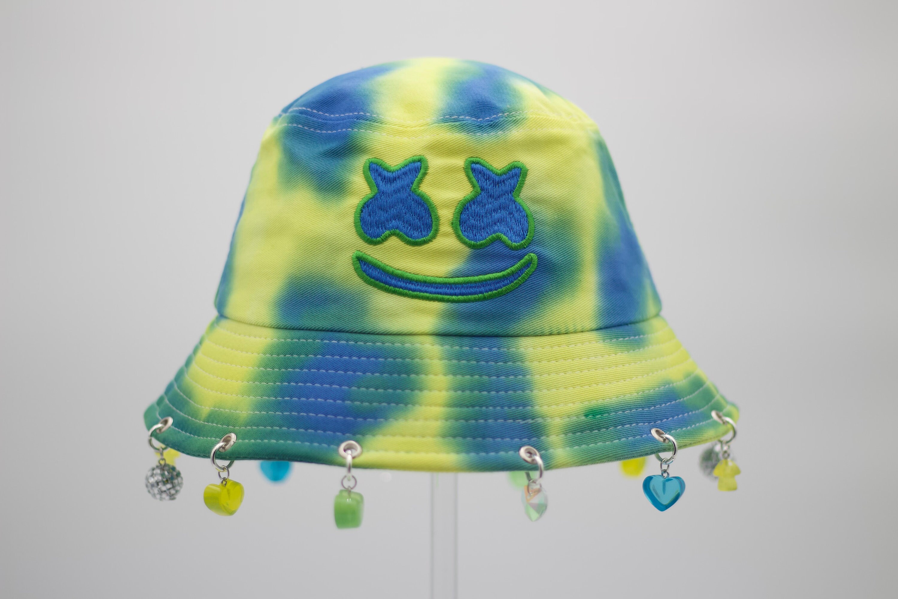 Marshmello Charm Bucket Hat Rave Hat Festival Bucket Hat Festival Hats ...