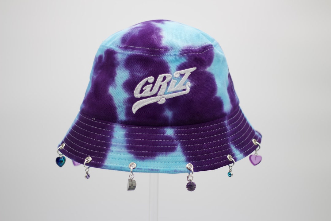 Griz Charm Bucket Hat • Rave Hat • Festival Bucket Hat • Festival Hats ...