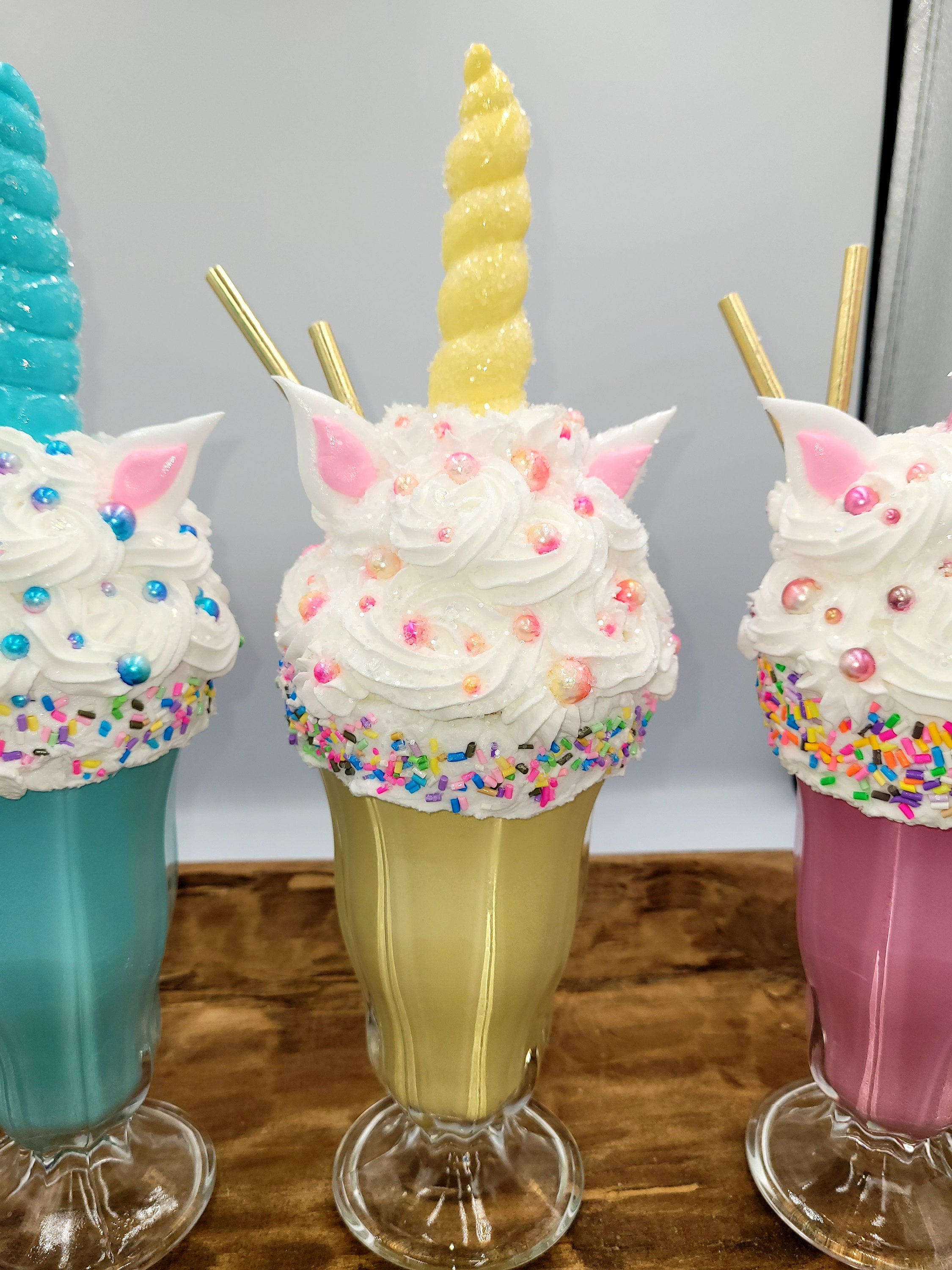 Fake Unicorn Milkshake - Etsy