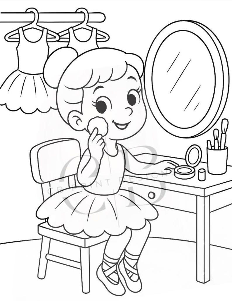 Dance Recital Coloring Page Bundle for Dance Studio / Dance Teacher ...