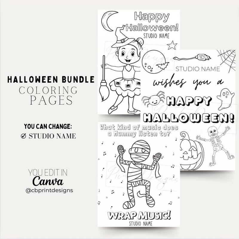 Halloween Pages on Dance - Etsy