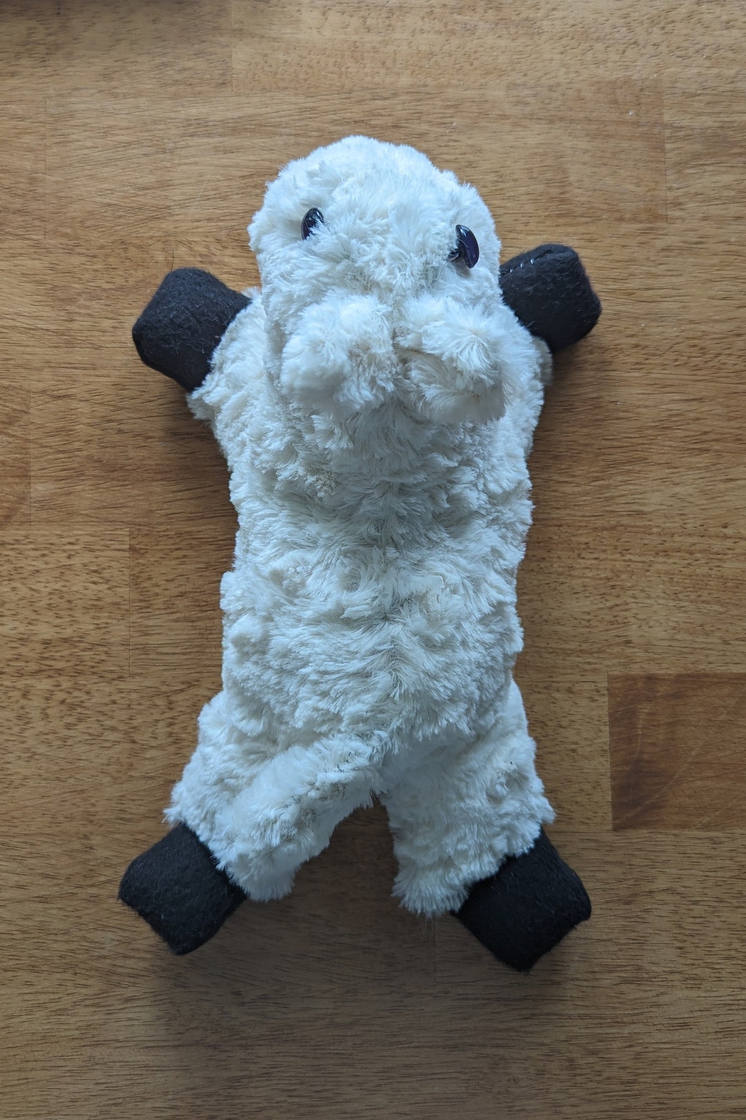 Handmade, Handsewn, Stuffed Animal, Soft Fuzzy Sheep, Upcycled. Sheep Stuffie, Lamb, Farm Animal ...