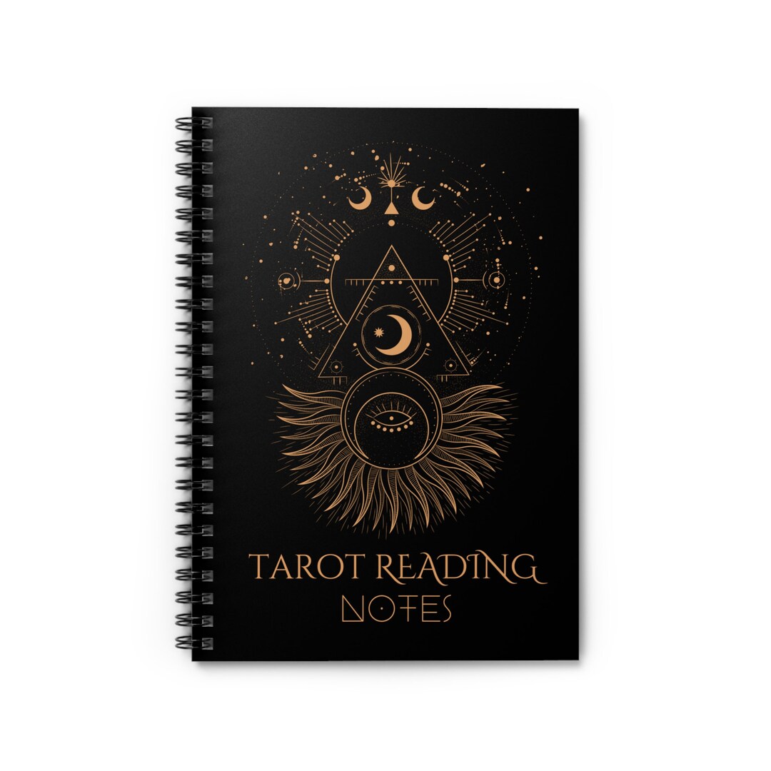 Tarot Reading Notes Spiral Notebook Ruled Line - Etsy