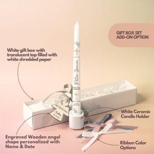 First Holy Communion Taper Candles Personalized Ceremony Candle, First ...