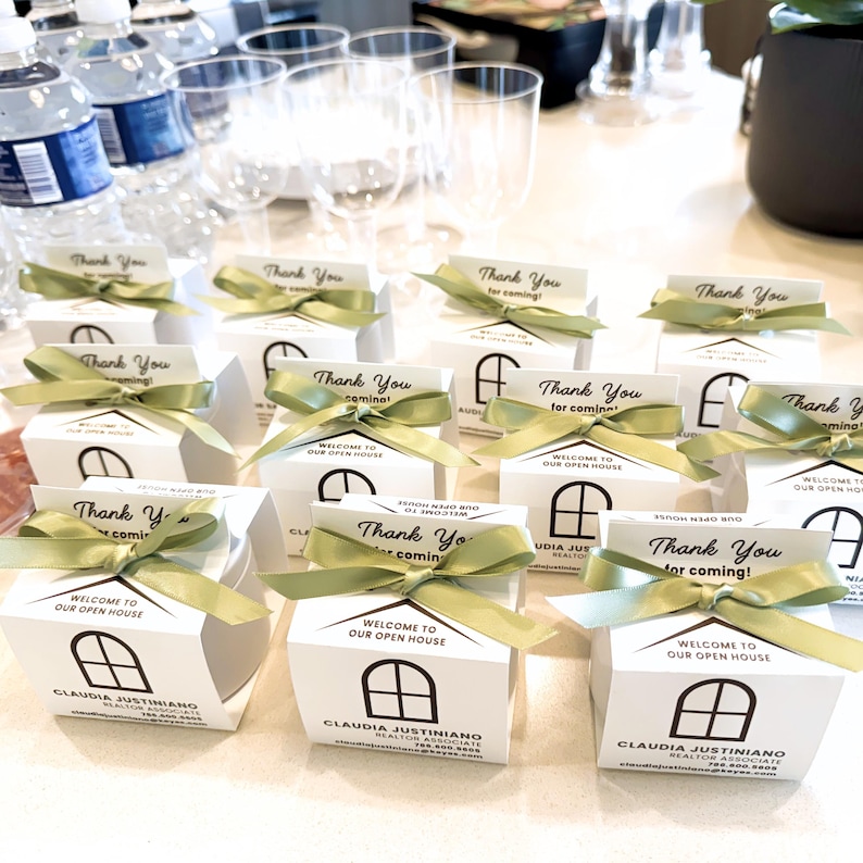 Real Estate Open House Gift: Custom Branded Candle Tin Thank You - Etsy