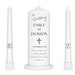 First Holy Communion Taper Candles Personalized Ceremony Candle, First ...