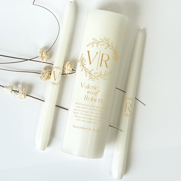 Unity Candle Wedding Personalized - Etsy