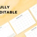 2025 Minimalist Monthly Calendar | Printable | Digital | Editable ...