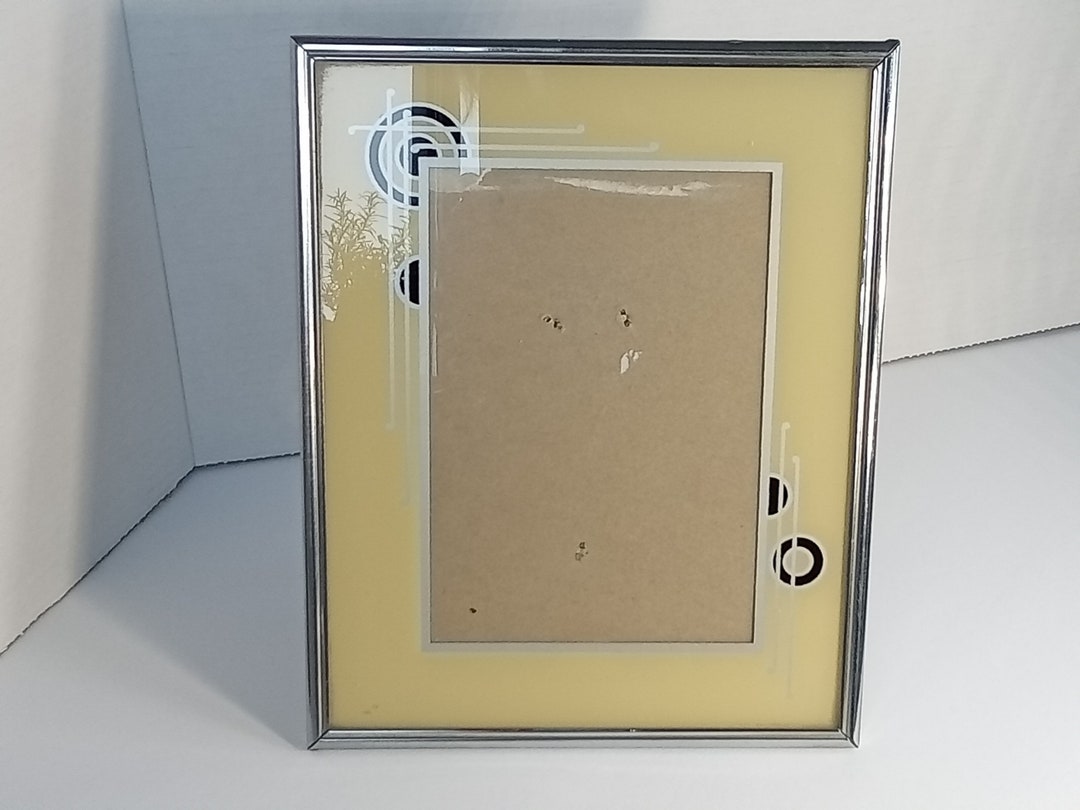 Vintage Art Deco Chrome Picture Frame - Etsy