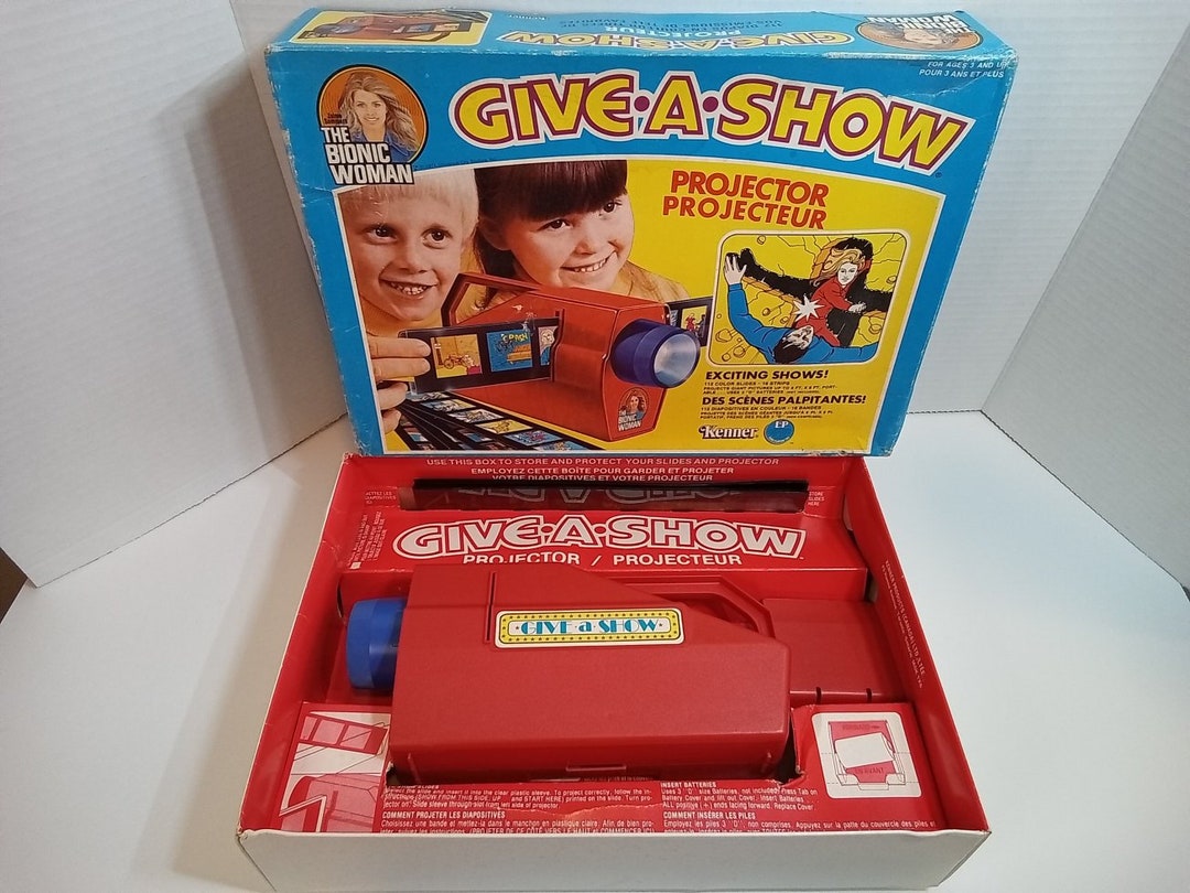 Vintage 1977 Bionic Woman Give a Show Projector - Etsy
