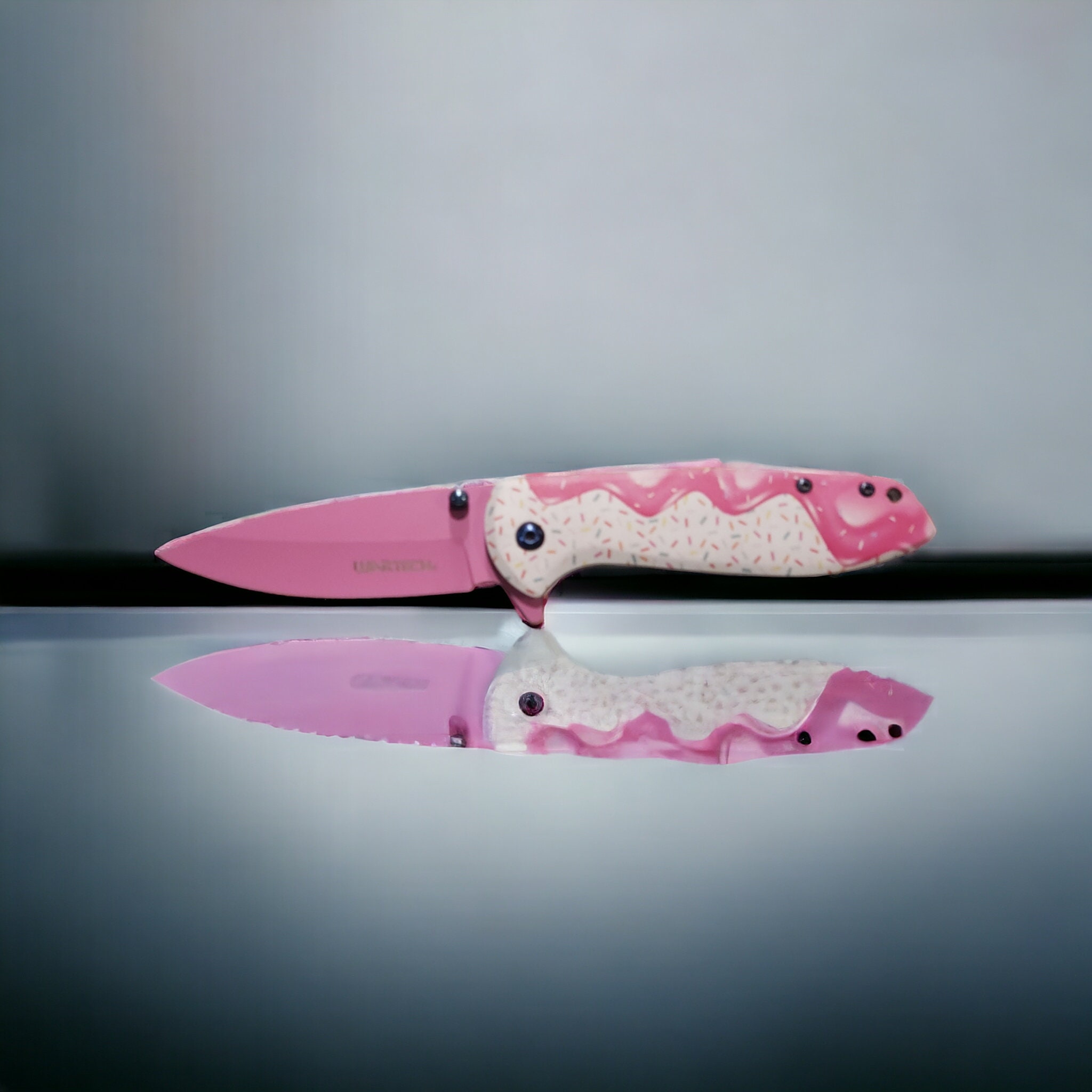 Cute Pocket Knife Gift for Her Pink Folding Knive With Handmade ...