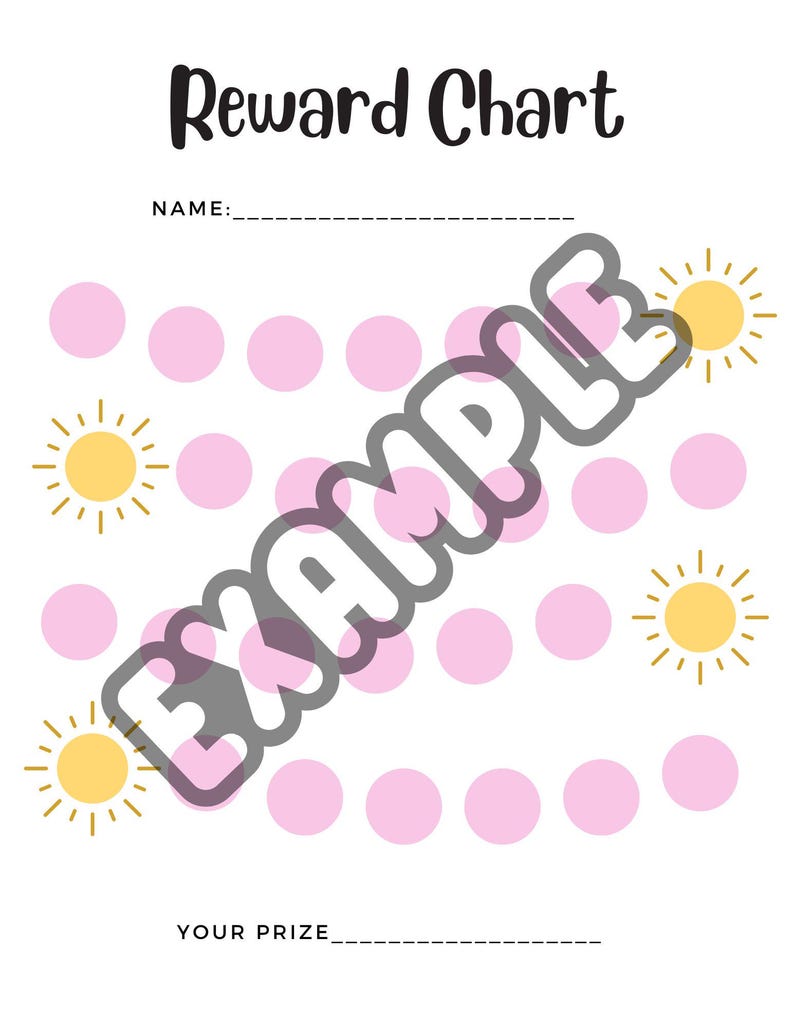 Reward Chart - Etsy