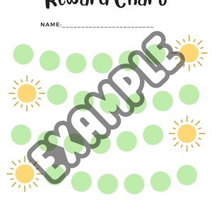 Reward Chart - Etsy