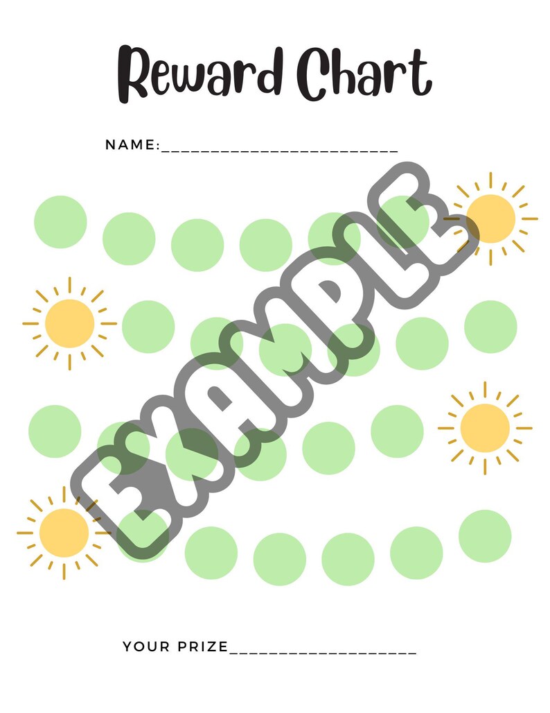 Reward Chart - Etsy