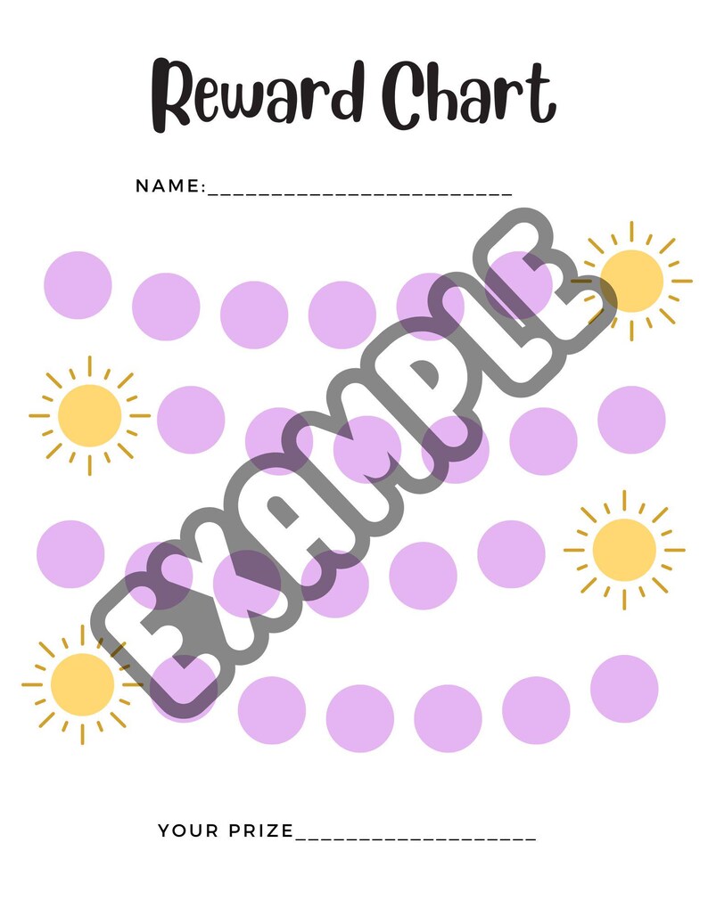Reward Chart - Etsy