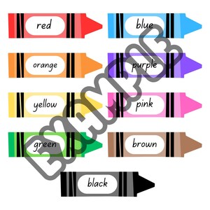 Color Matching Crayons - Etsy