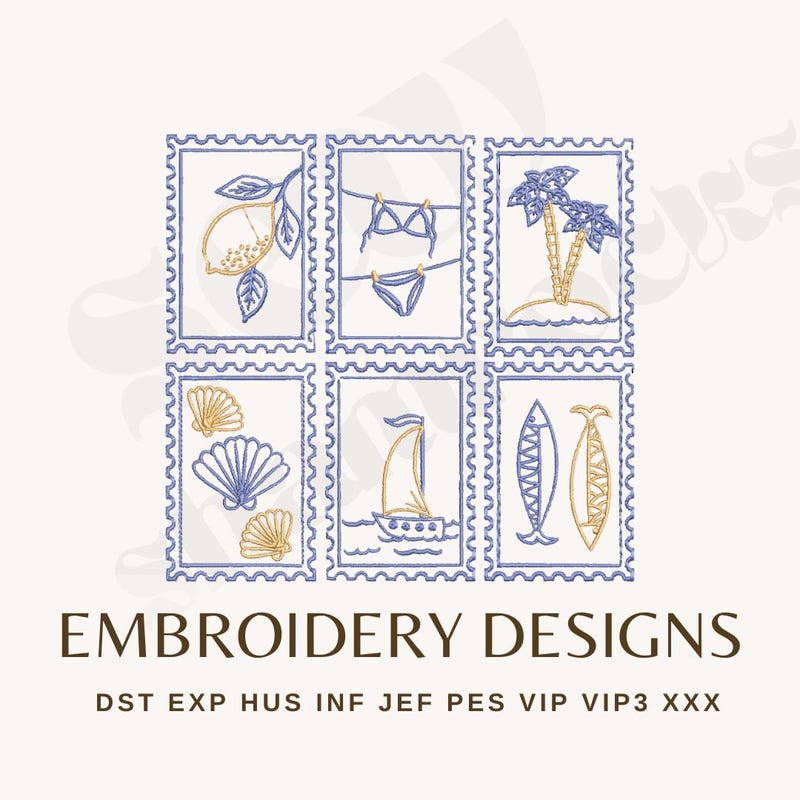 Stamp Embroidery - Etsy