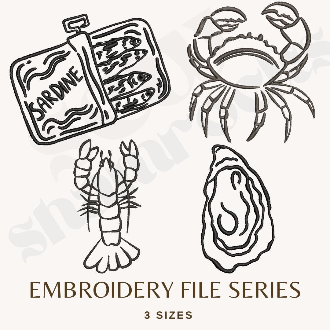 Simple Summer Series Embroidery File - Coastal Summer - Instant ...