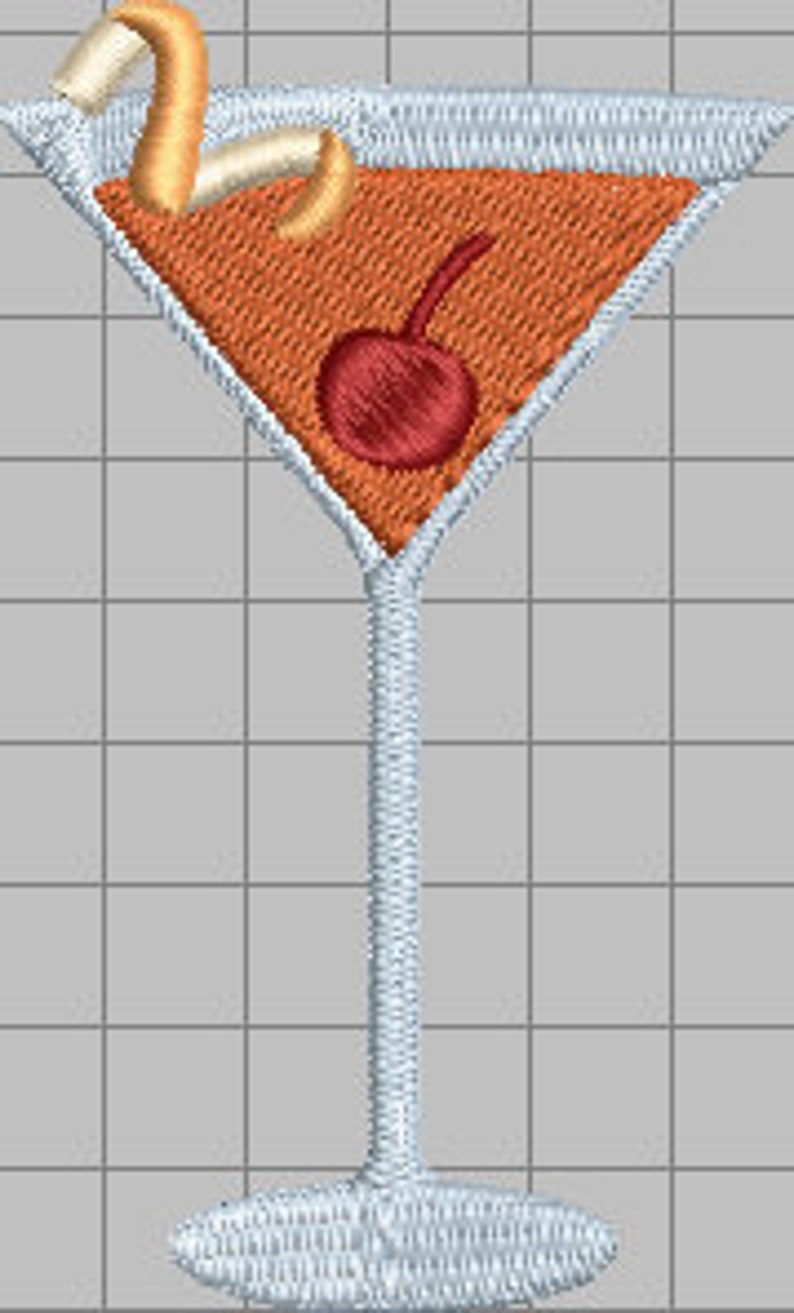 MARTINI SERIES EMBROIDERY File - Espresso Martini, Cosmo Martini ...
