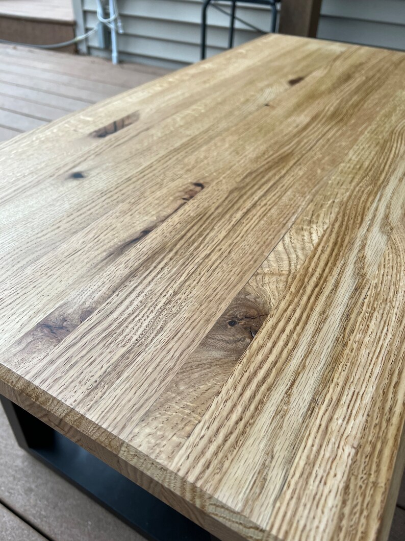 Reclaimed Oak Pallet Butcher Block Style Coffee Table - Etsy