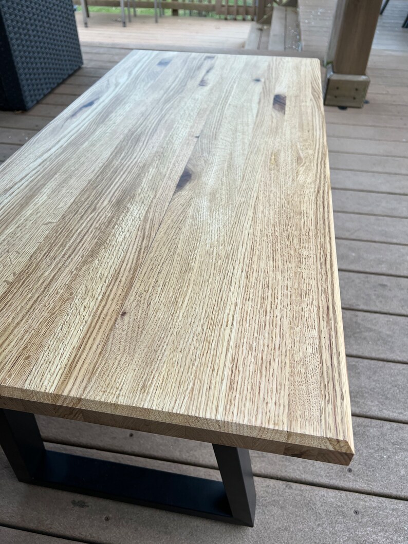 Reclaimed Oak Pallet Butcher Block Style Coffee Table - Etsy