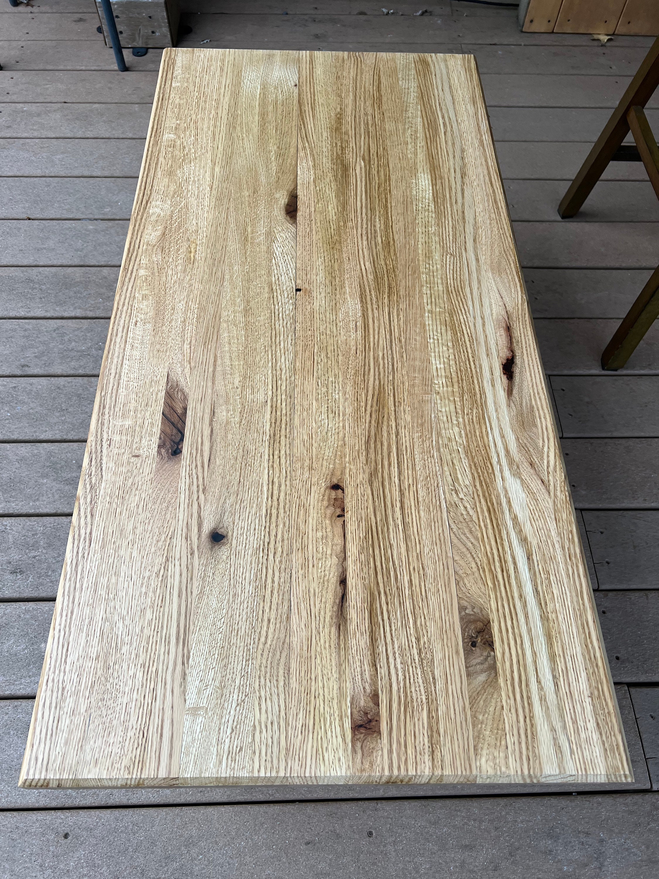 Reclaimed Oak Pallet Butcher Block Style Coffee Table - Etsy