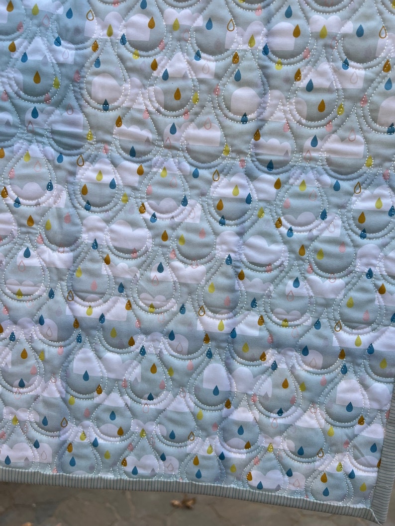 Blue Baby Quilt - Etsy