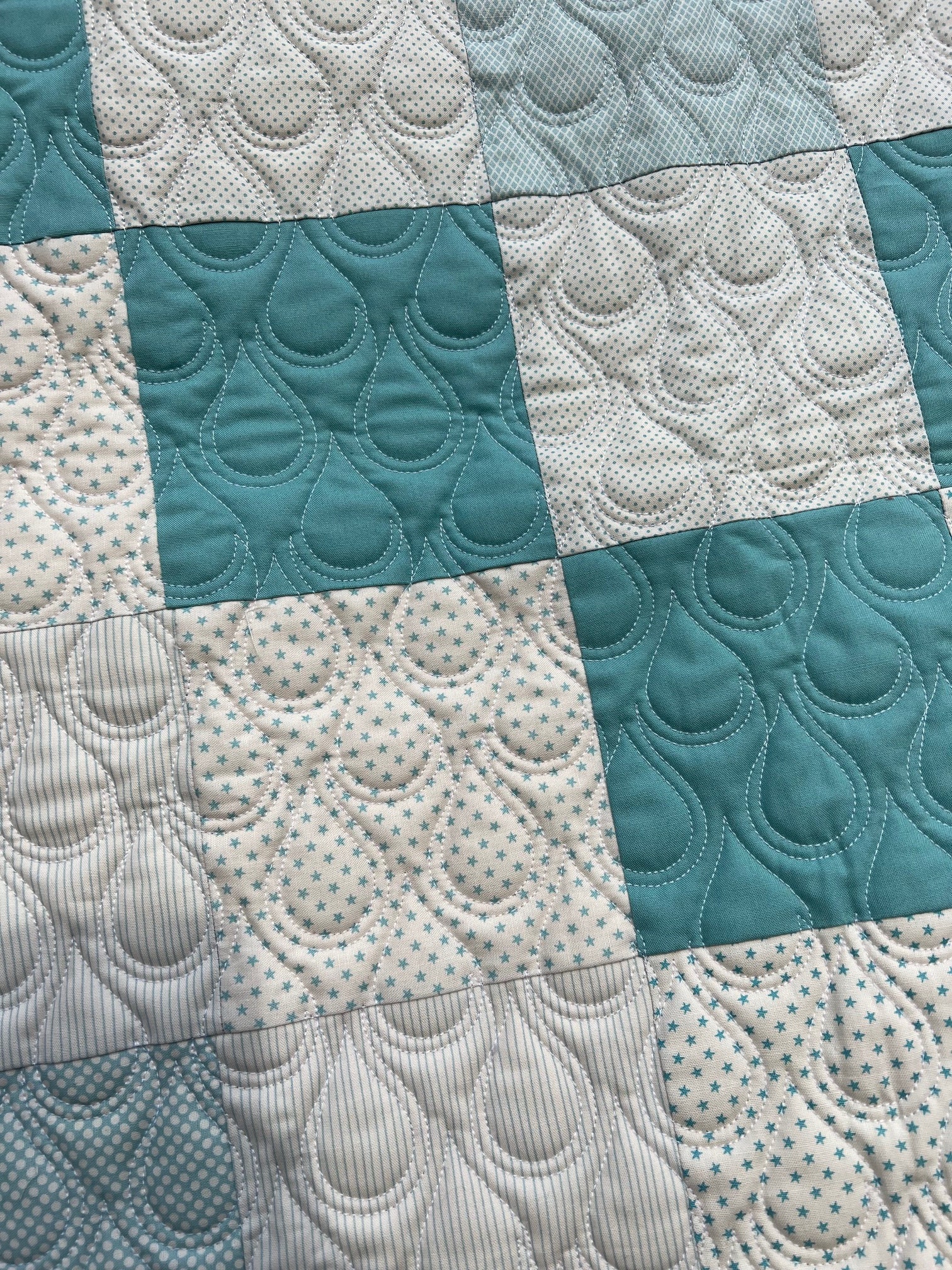 Blue Baby Quilt - Etsy