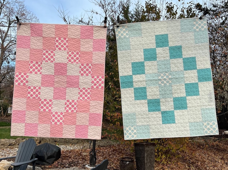 Blue Baby Quilt - Etsy