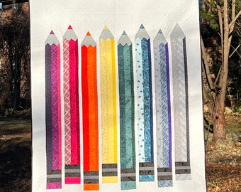 Pencil Club President Quilt Pattern by Crimson Tate - Etsy