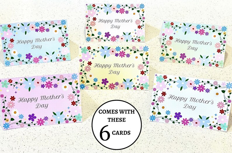 Mothers Day Card Printable, Happy Mother's Day Card, Printable Mother's ...