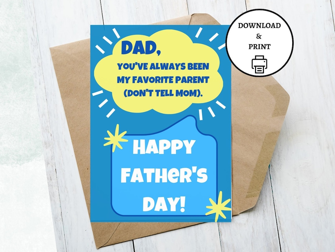 Fathers Day Card Funny Fathers Day Card Digital Fathers Day Card Funny Fathers Day Ts
